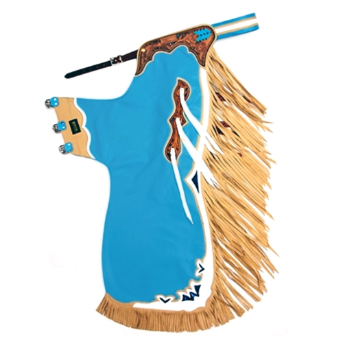 Custom Blue Bull Riding Chaps | Custom Rodeo Chaps