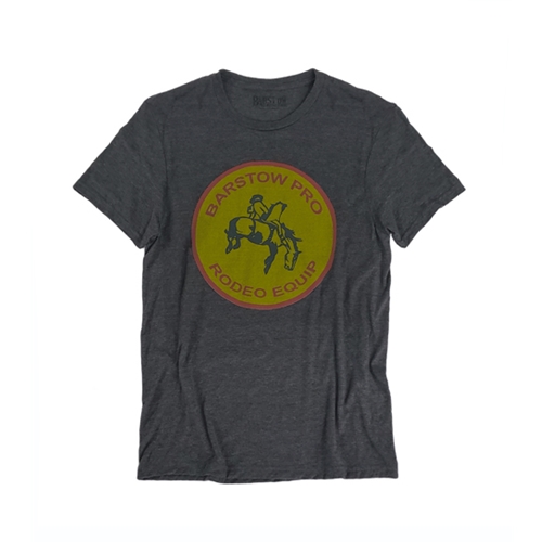Heathered Charcoal T-Shirt | Barstow Pro Rodeo Equipment