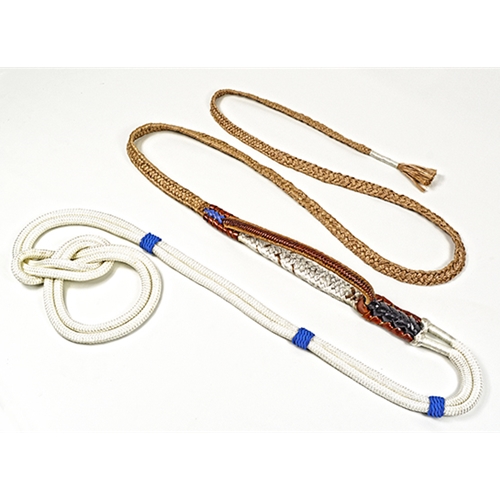 Custom Double Braid Nylon Bull Rope with Handle - 9/5 Plait